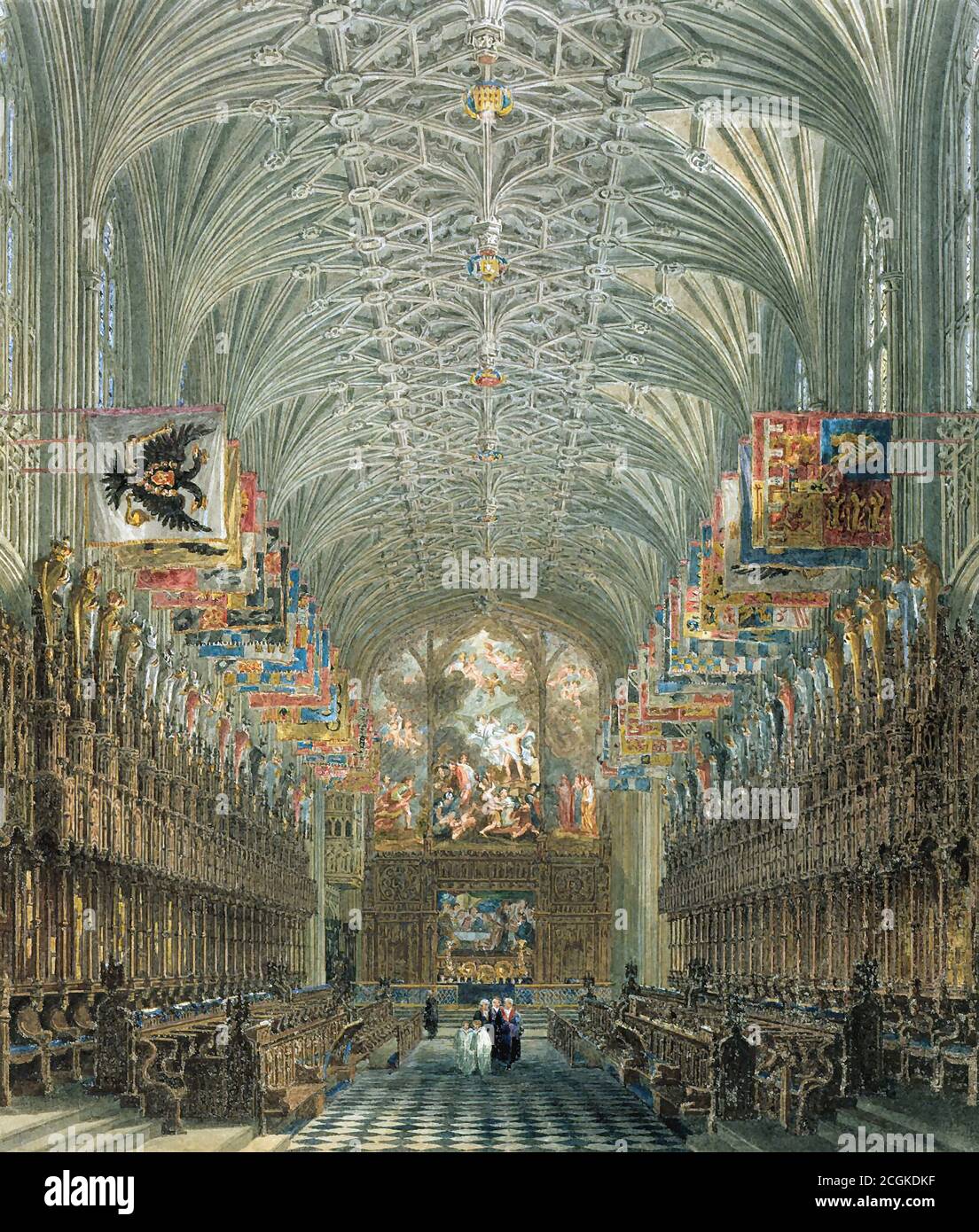 Wild Charles - Windsor Castle - the Quire of St George's Chapel ...