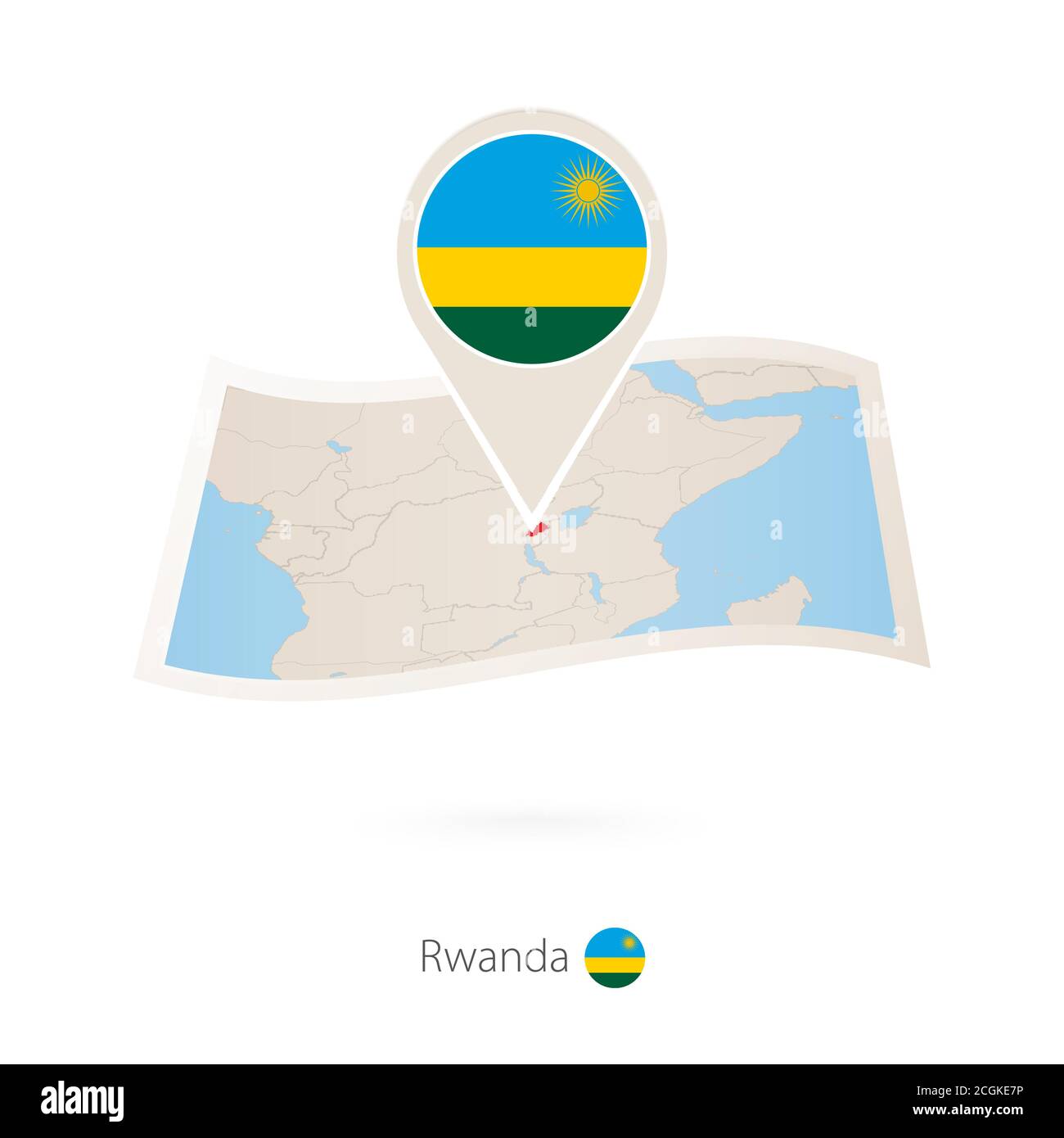 Rwanda map pin hi-res stock photography and images - Alamy