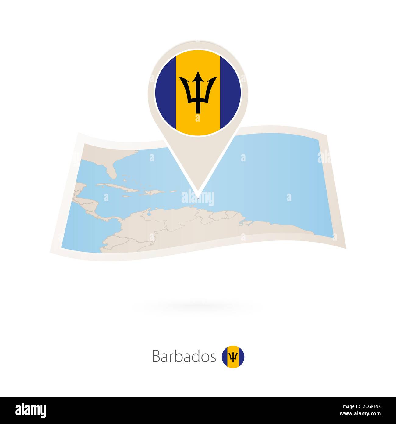 Barbados island map Stock Vector Images - Alamy
