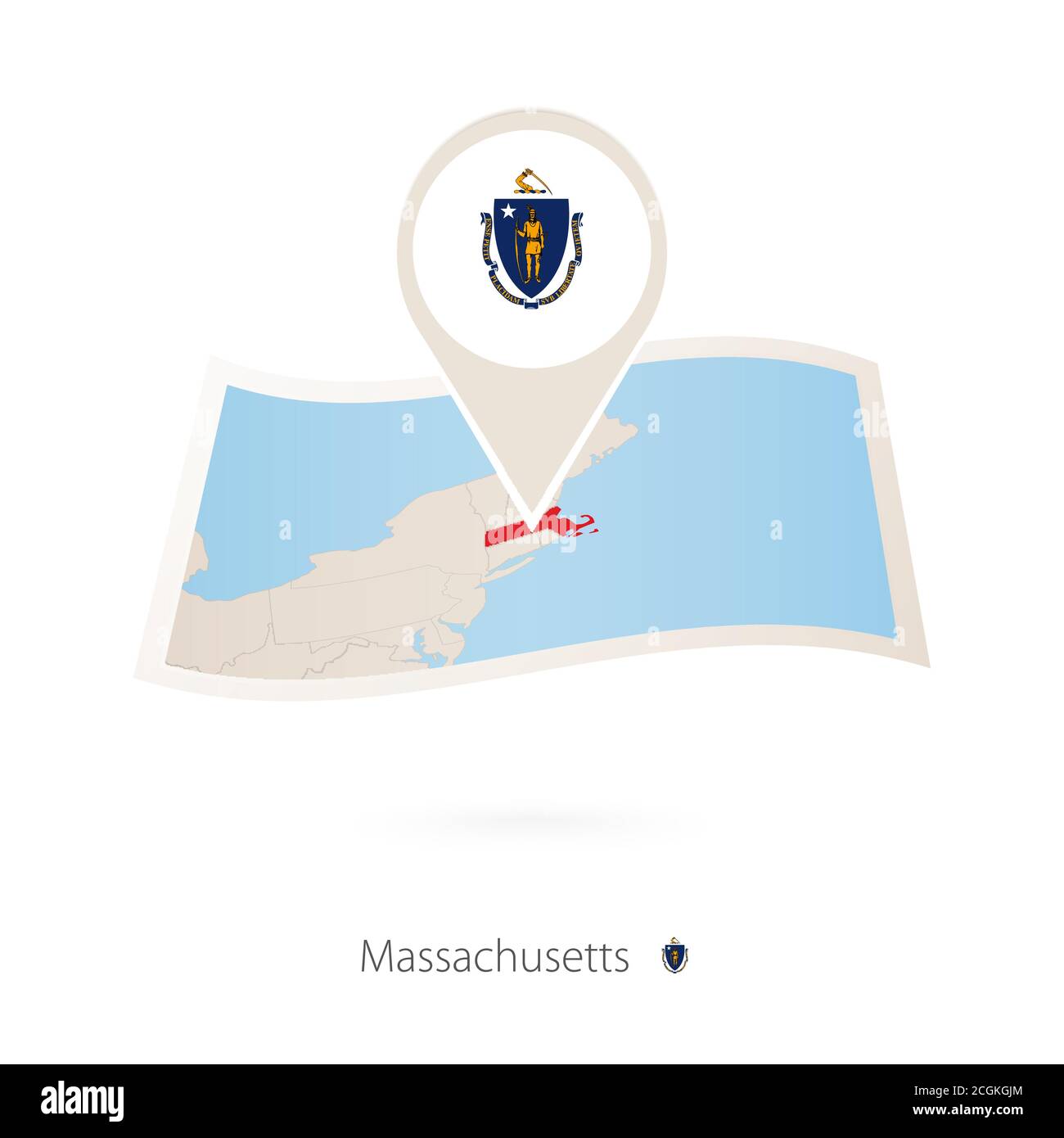 Map of boston Stock Vector Images - Alamy