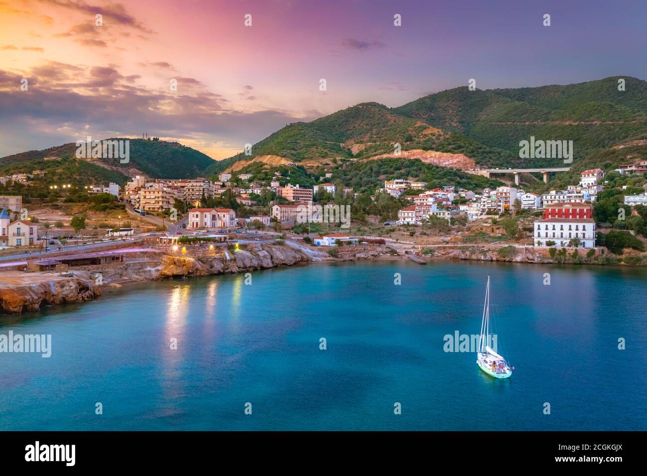 Loutra Edipsou, North Euboea, Greece Stock Photo - Alamy
