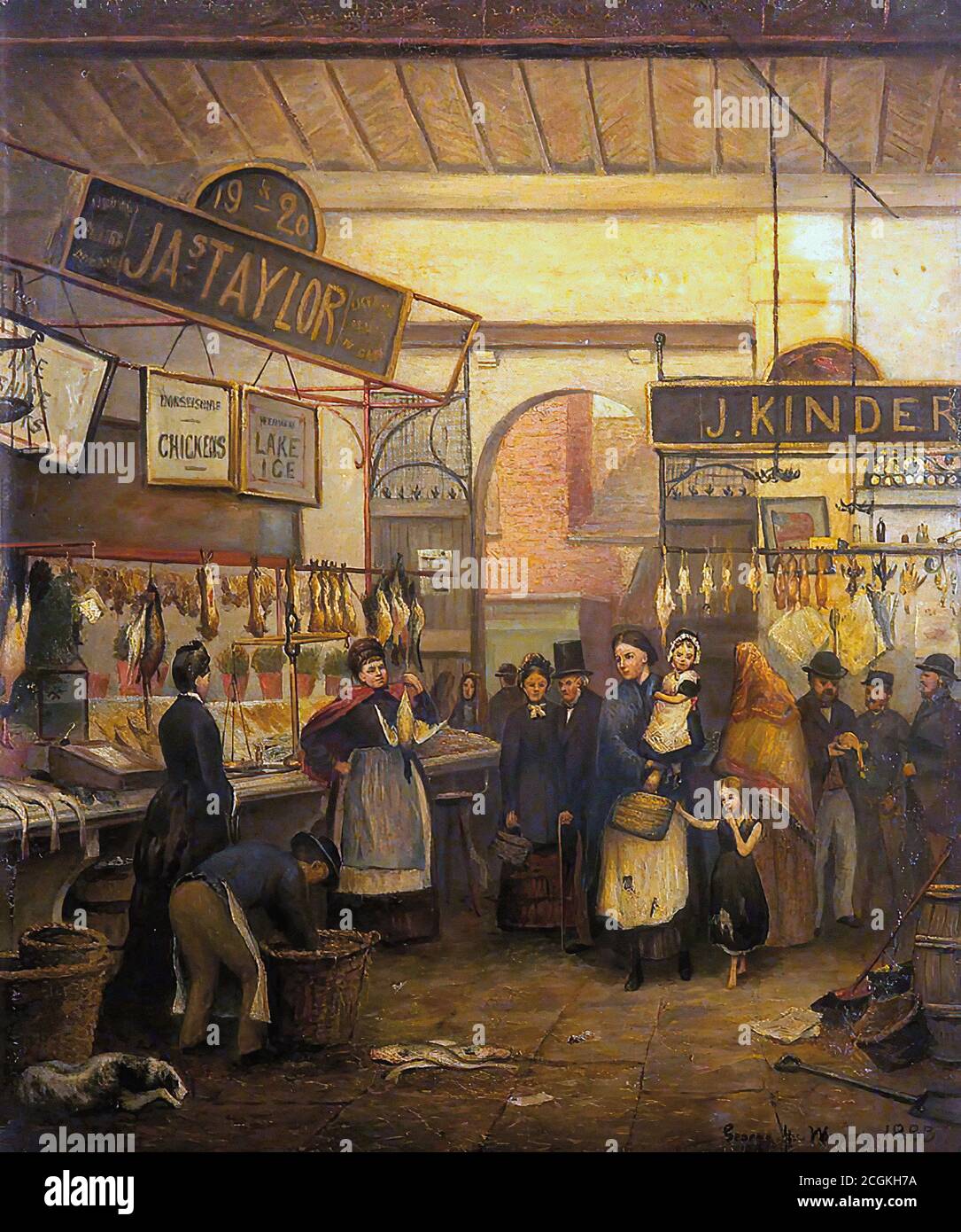 Wimpenny George Henry - the Old Fish Market Oldham Lancashire - British ...