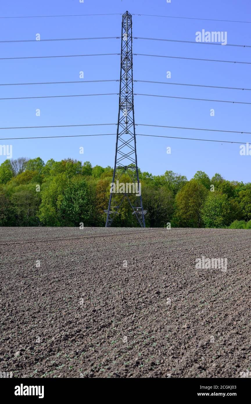 Felled pylon hi-res stock photography and images - Alamy