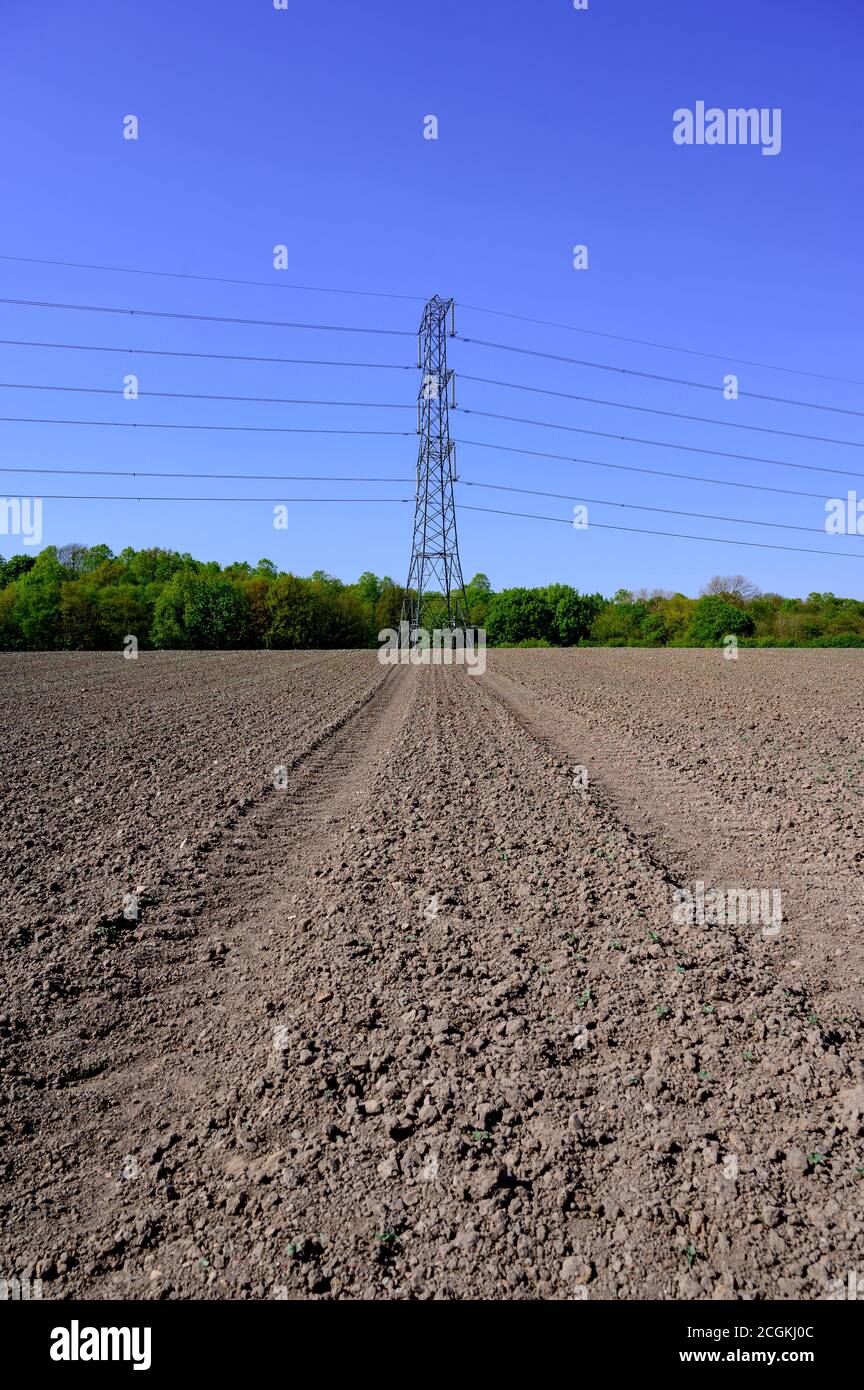Felled pylon hi-res stock photography and images - Alamy