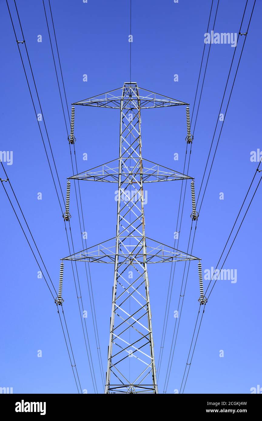 Felled pylon hi-res stock photography and images - Alamy