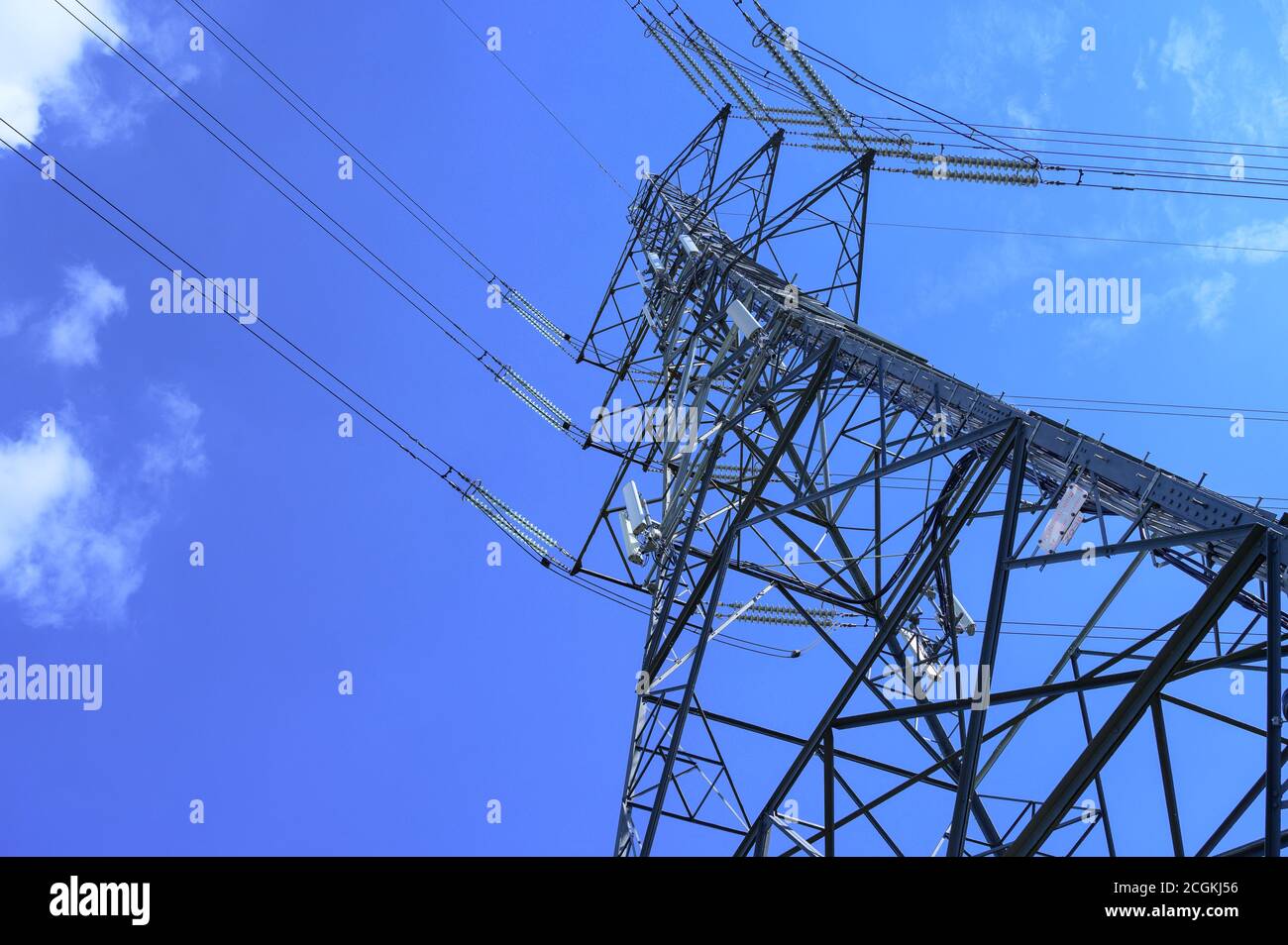 Pylon ZQ40, Swinton, Manchester Stock Photo - Alamy