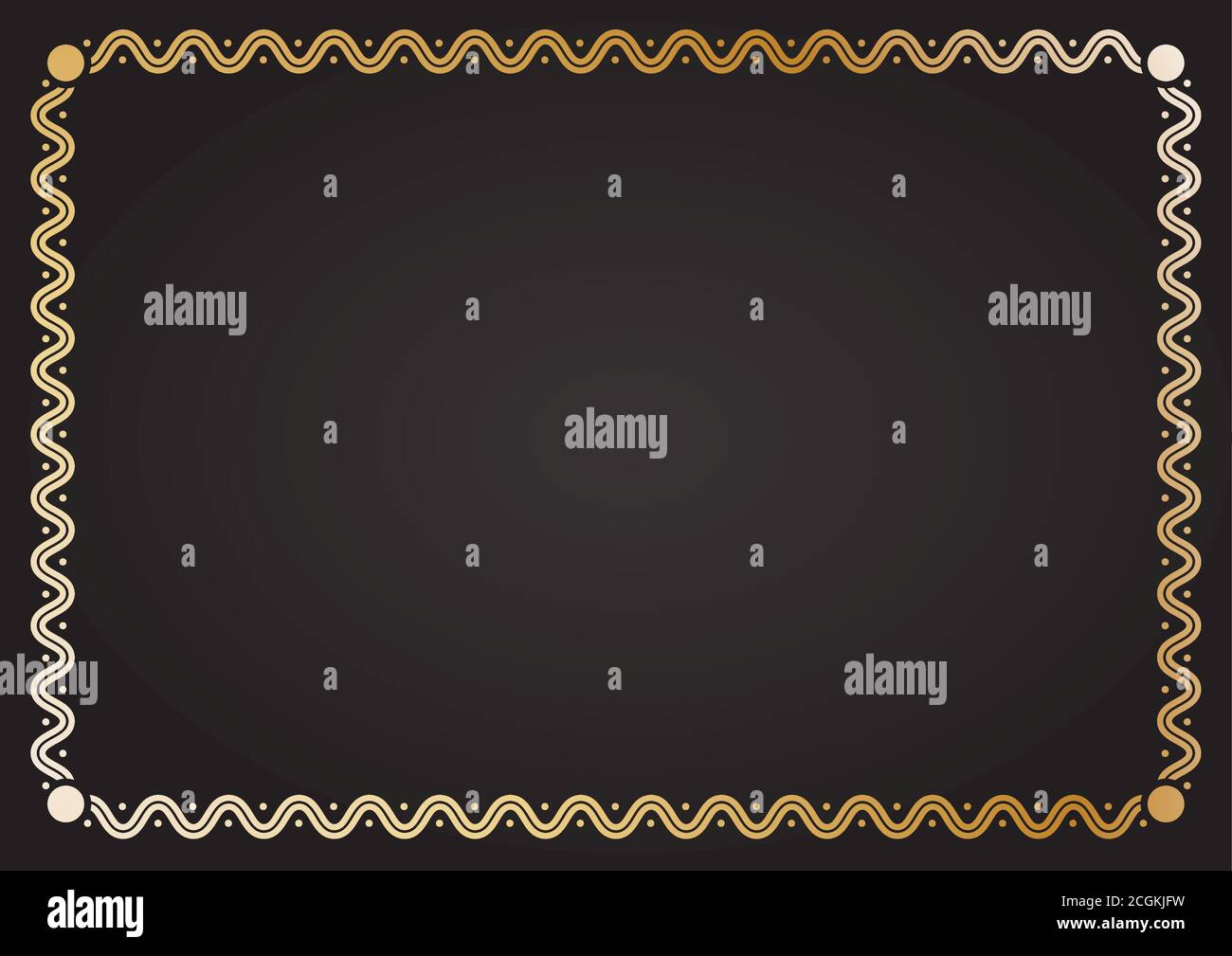 Decorative abstract geometric frame for banner, poster, postcard or ...