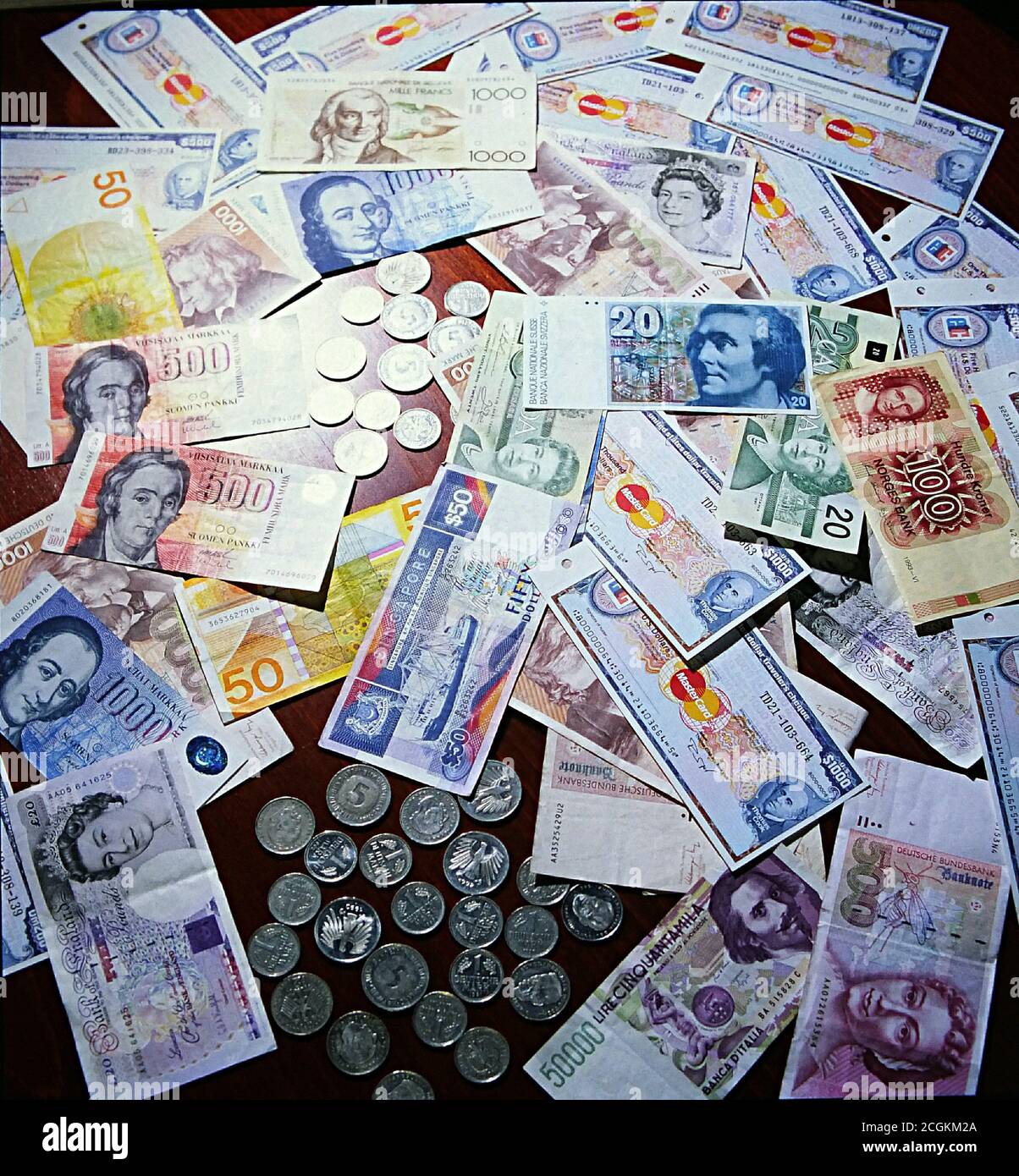 Money from different countries Stock Photo - Alamy