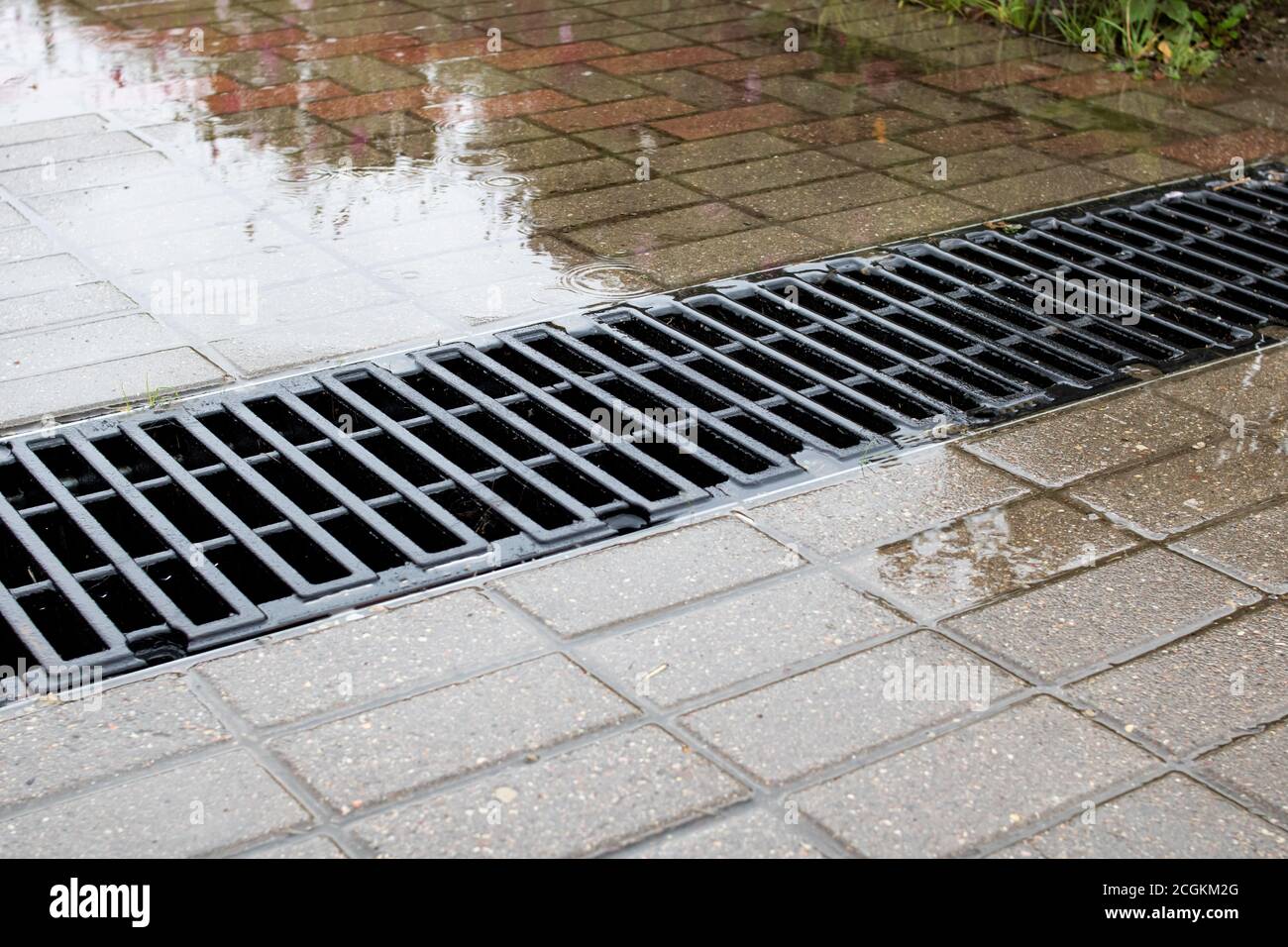 Drain Gutter In The Road High Resolution Stock Photography and Images ...