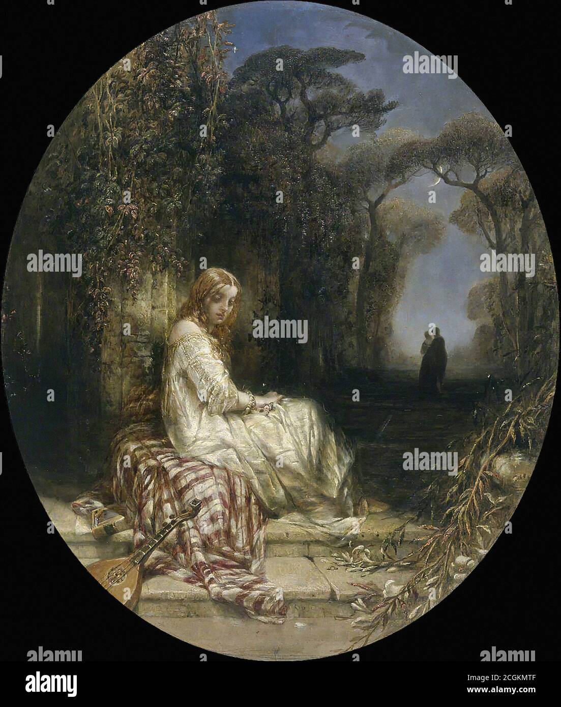 Woolmer Alfred Joseph - She Never Told Her Love - British School - 19th ...