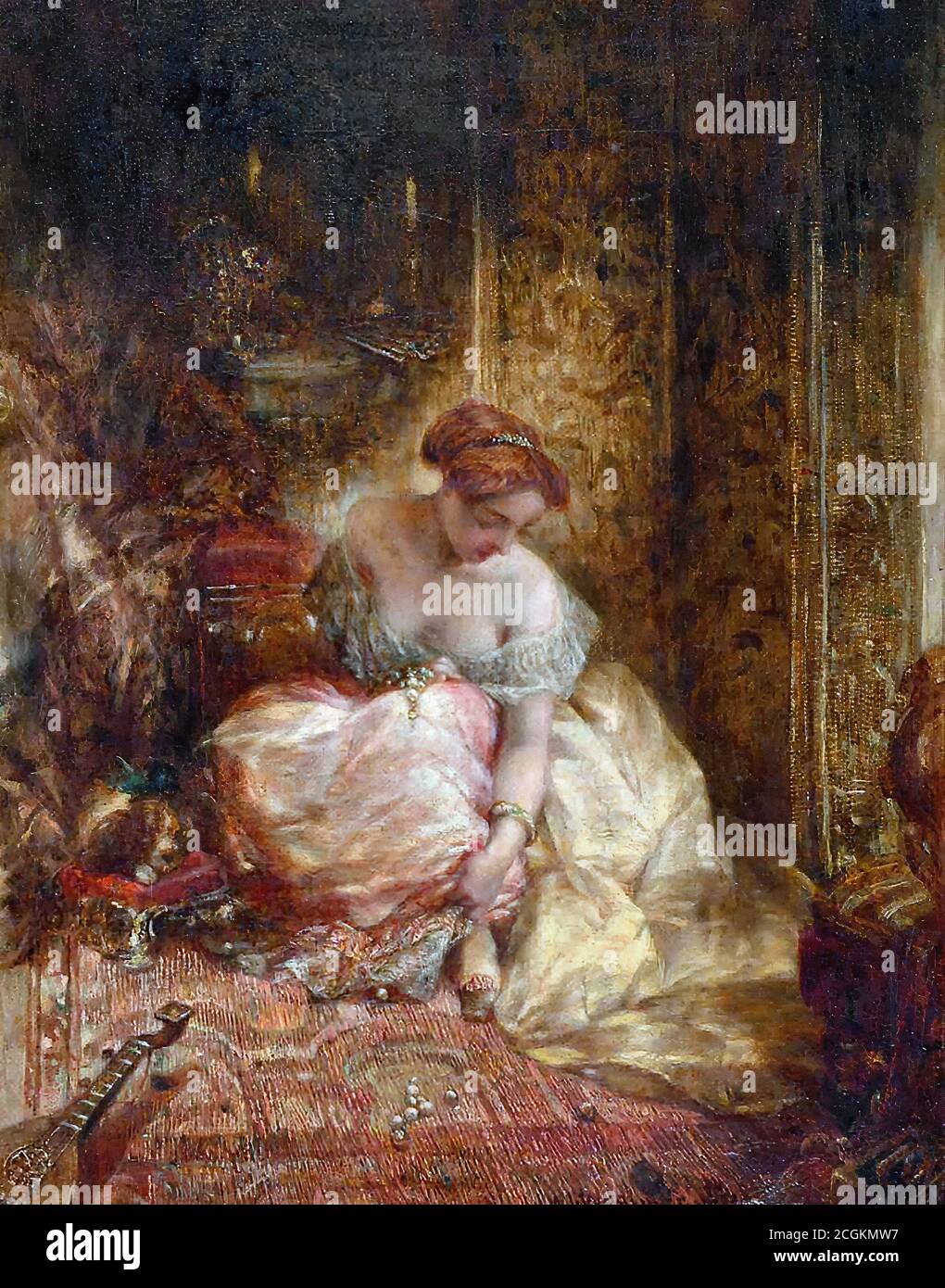Woolmer Alfred Joseph - the Broken Necklace - British School - 19th ...