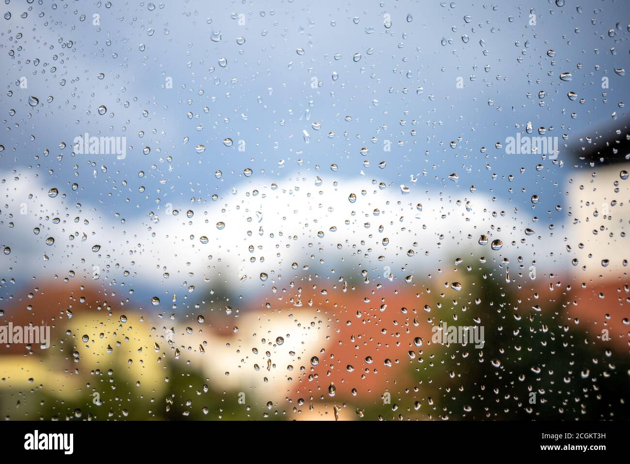 Town rain water hi-res stock photography and images - Alamy