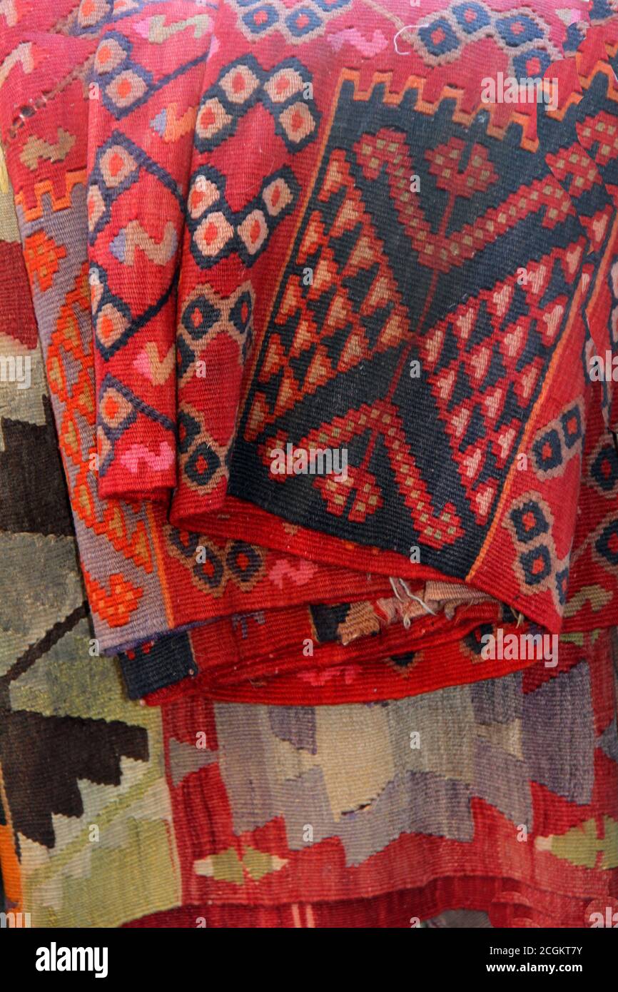 turkish carpet pattern as background Stock Photo - Alamy