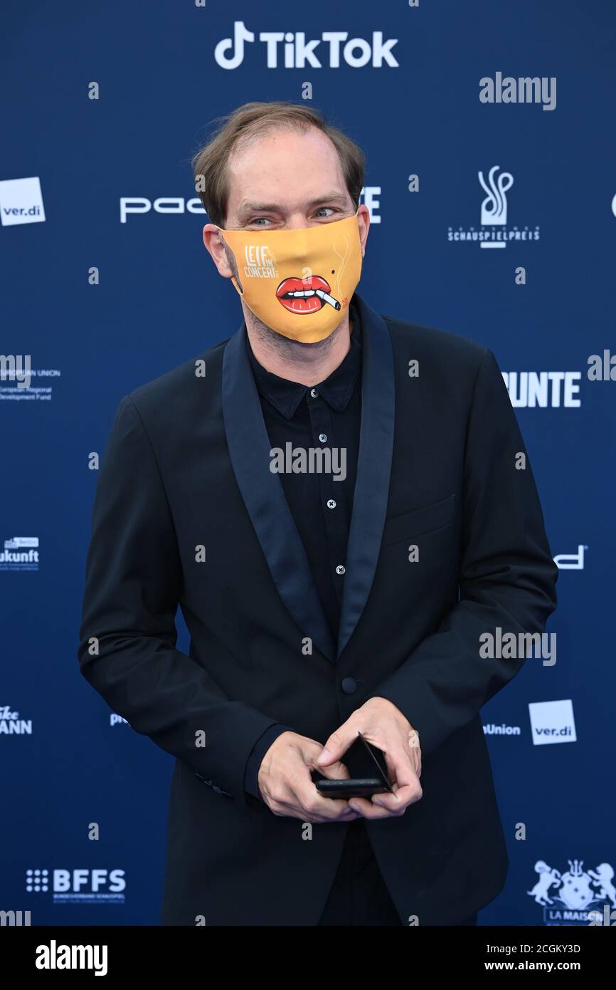 Berlin, Germany. 11th Sep, 2020. The actor Godehard Giese comes to the ...