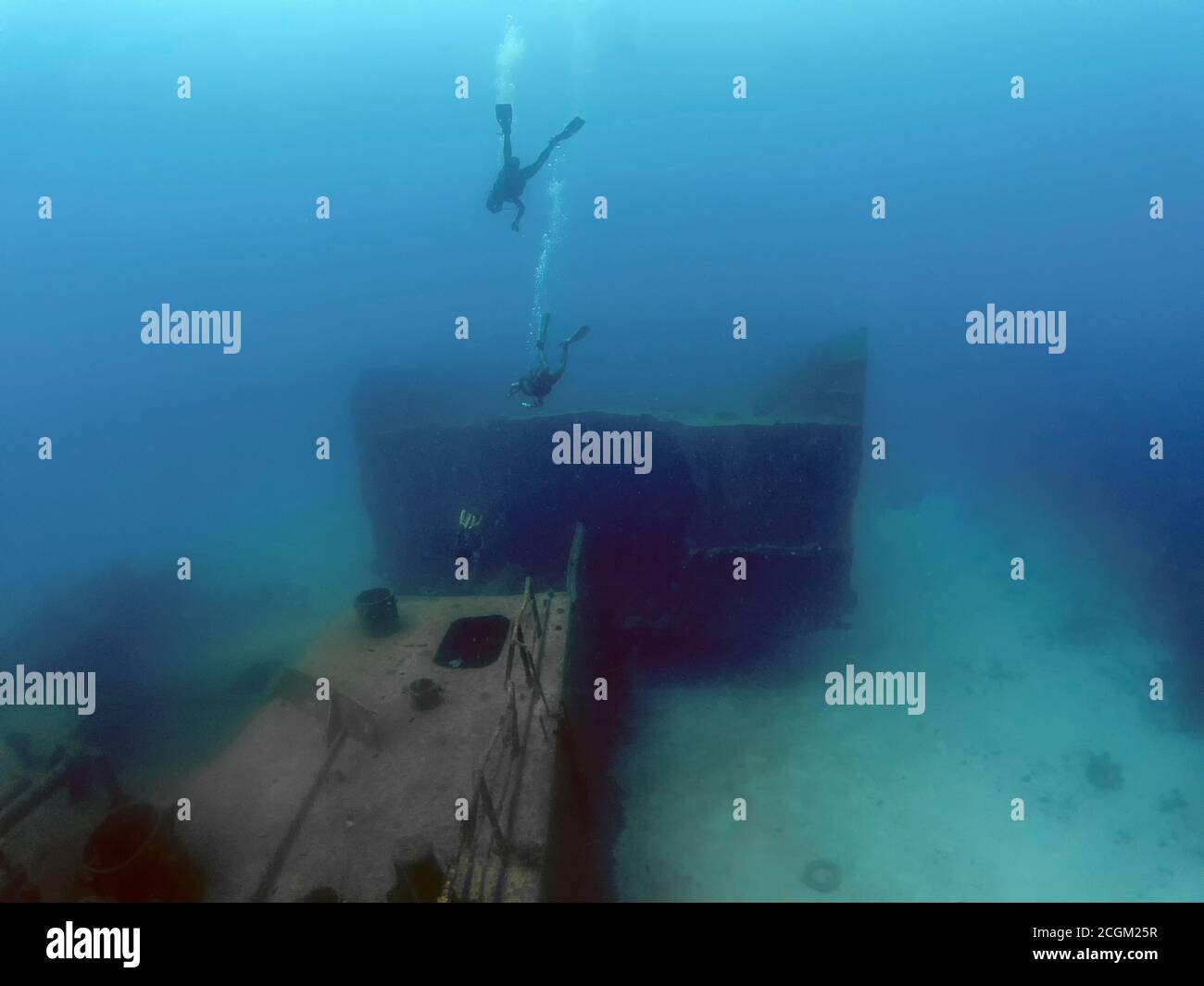 The wreck of the Um El Faroud off the coast of Malta Stock Photo - Alamy