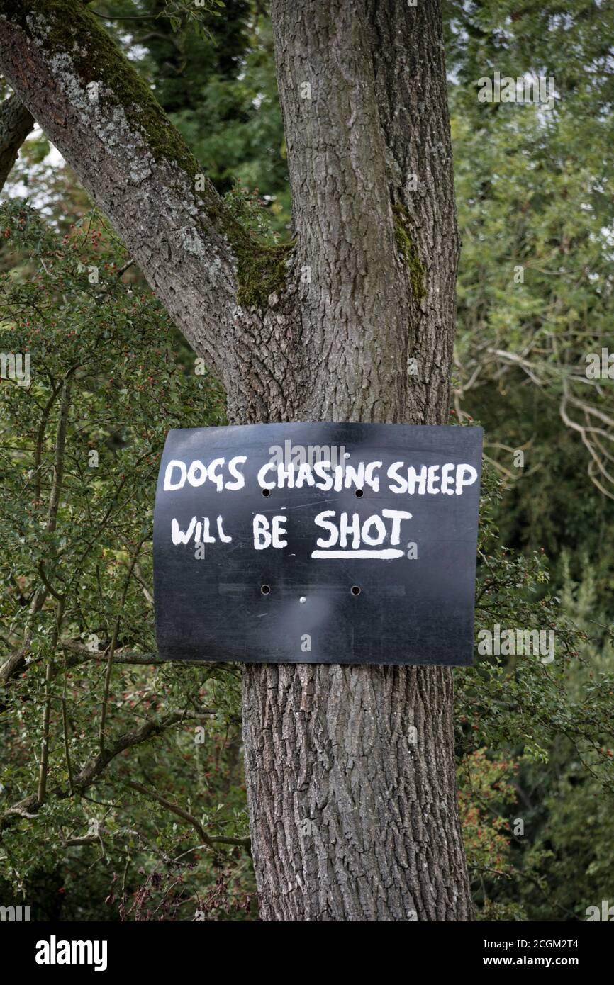 Warning signs farm hi-res stock photography and images - Alamy