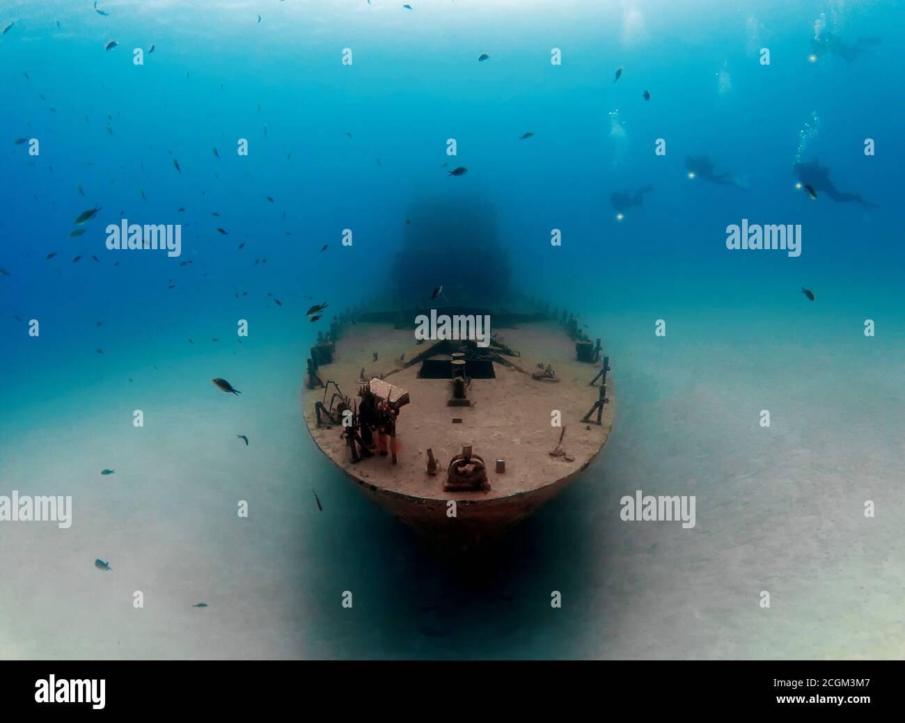 The wreck of the P31 Patrol Boat in Comino, Malta Stock Photo - Alamy