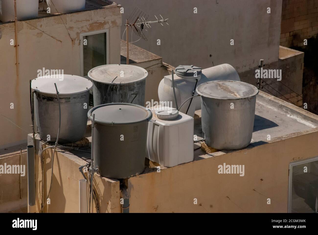 Rooftop Water Tank High Resolution Stock Photography and Images - Alamy