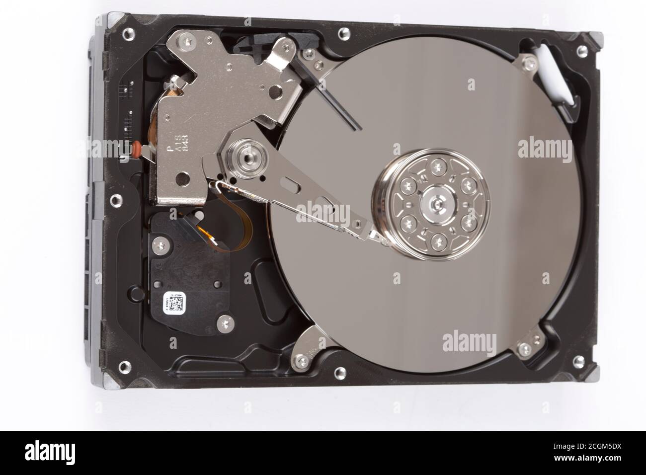 hard disk white isolated background Stock Photo - Alamy
