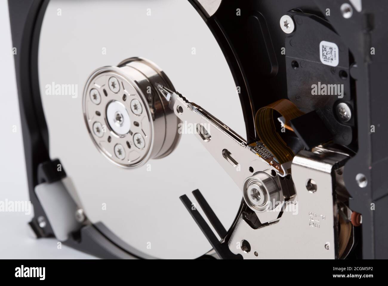 hard disk white isolated background Stock Photo - Alamy