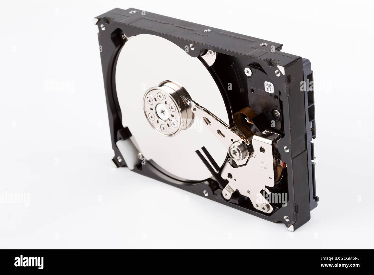 hard disk white isolated background Stock Photo - Alamy