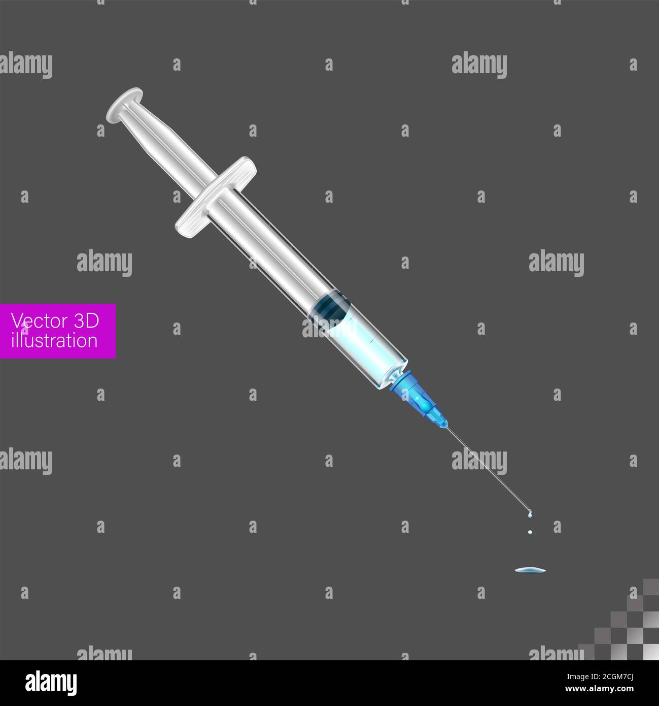 injection graphic Syringe vaccination needle with liquid drip ...