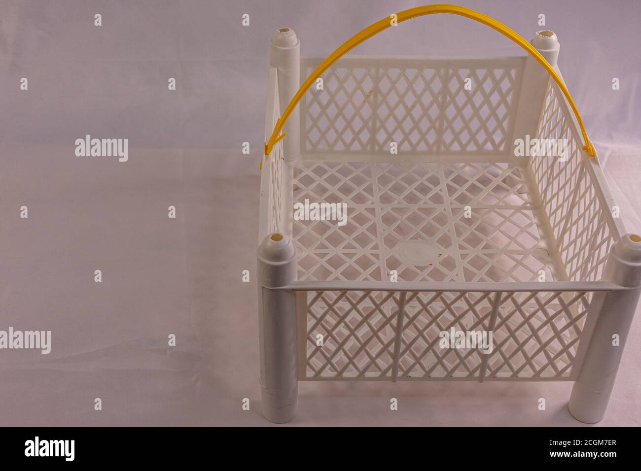 Colored plastic baskets for transport Stock Photo - Alamy