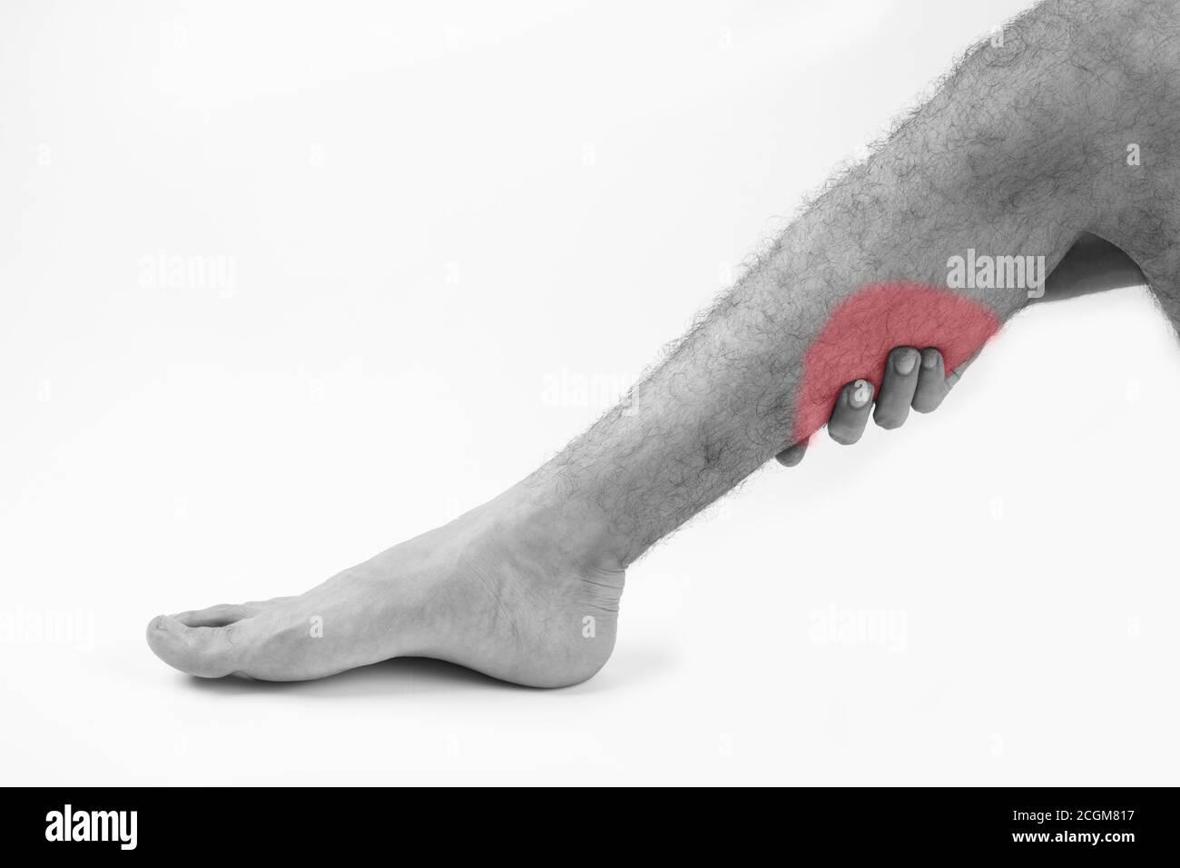 Male hairy leg hi-res stock photography and images - Alamy