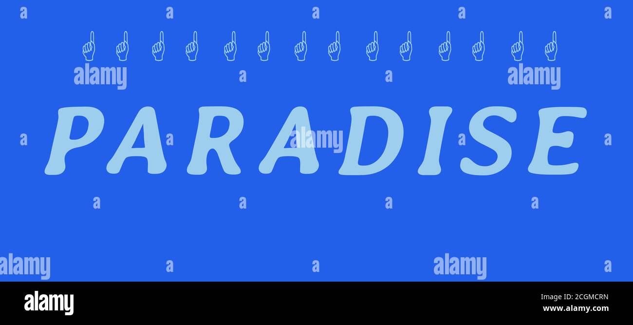 Indication lettering isolated on colorful background for multiple uses ...