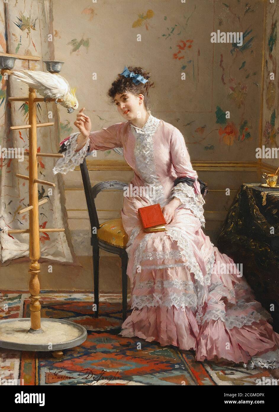 Jonghe Gustave Leonhard De - Friendship and Affection (the Shy Pet ...