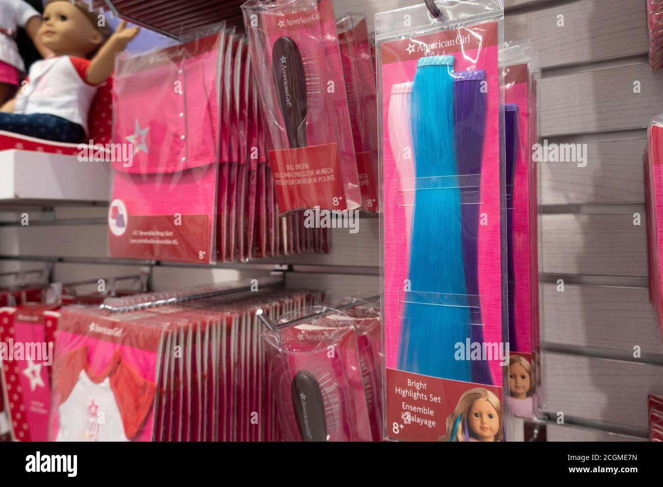 American Girl Place store is located in Rockefeller Center, New York ...