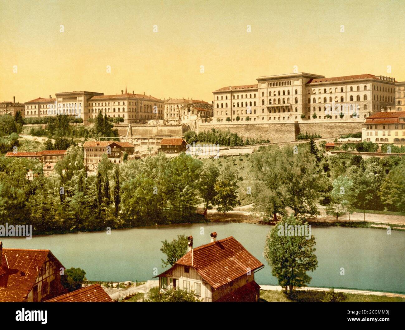View of Bern, Switzerland 1890 Stock Photo - Alamy