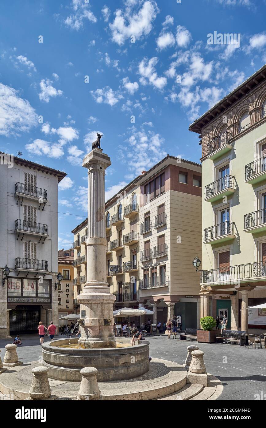 Plaza del Torico, Teruel, Aragon, Spain, Europe Stock Photo - Alamy