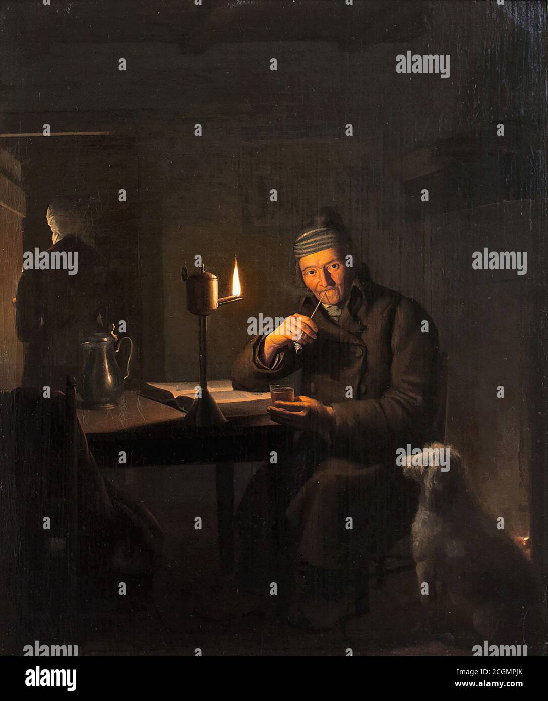 Schendel Petrus Van - a Quiet Nightcap - Belgian School - 19th Century ...