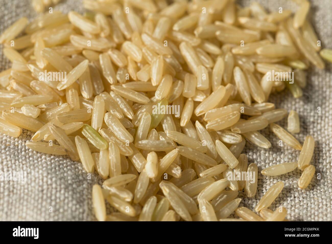 Raw Dry Organic Brown Rice Ready to Cook Stock Photo - Alamy