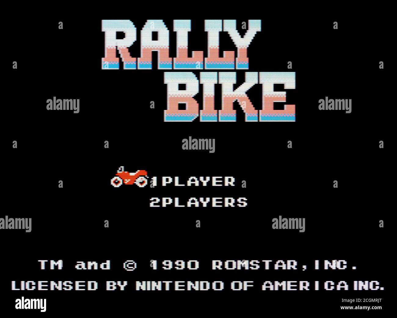 Rally Bike - Nintendo Entertainment System - NES Videogame - Editorial ...