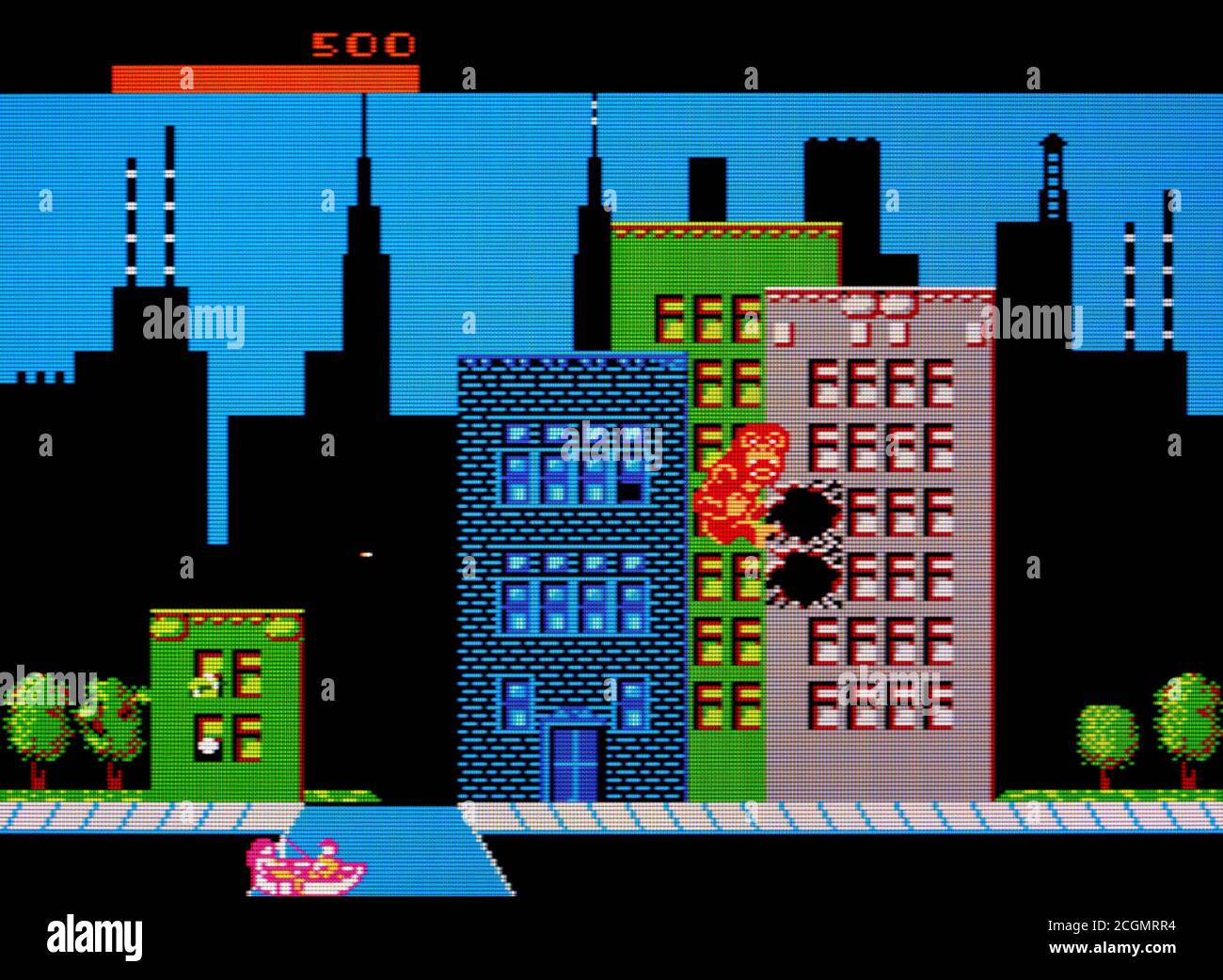 Rampage - Nintendo Entertainment System - NES Videogame - Editorial use ...