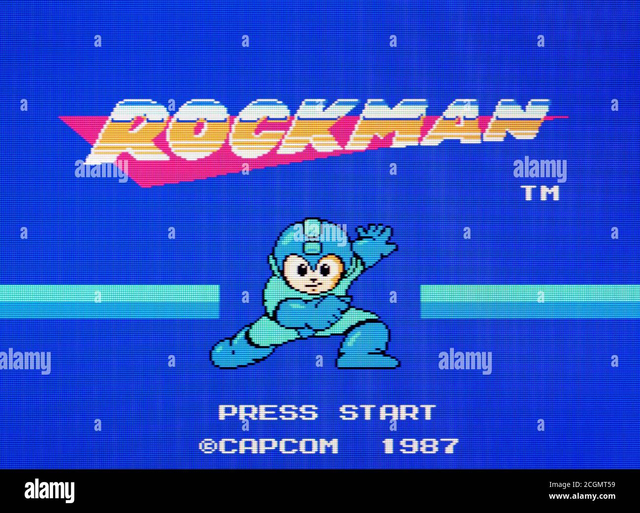 Rockman - Nintendo Entertainment System - NES Videogame - Editorial use ...