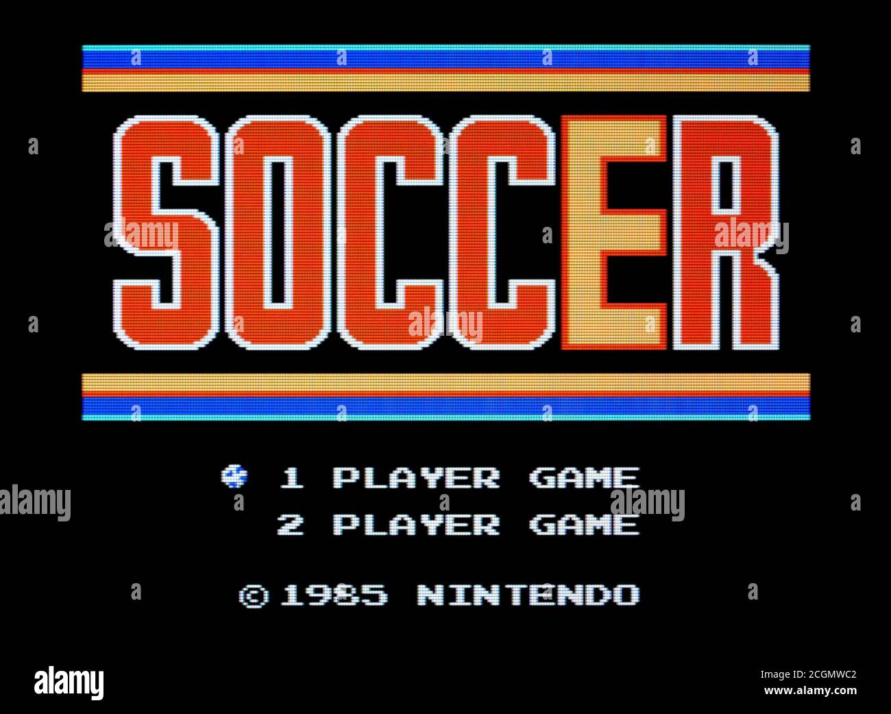 Soccer - Nintendo Entertainment System - NES Videogame - Editorial use ...
