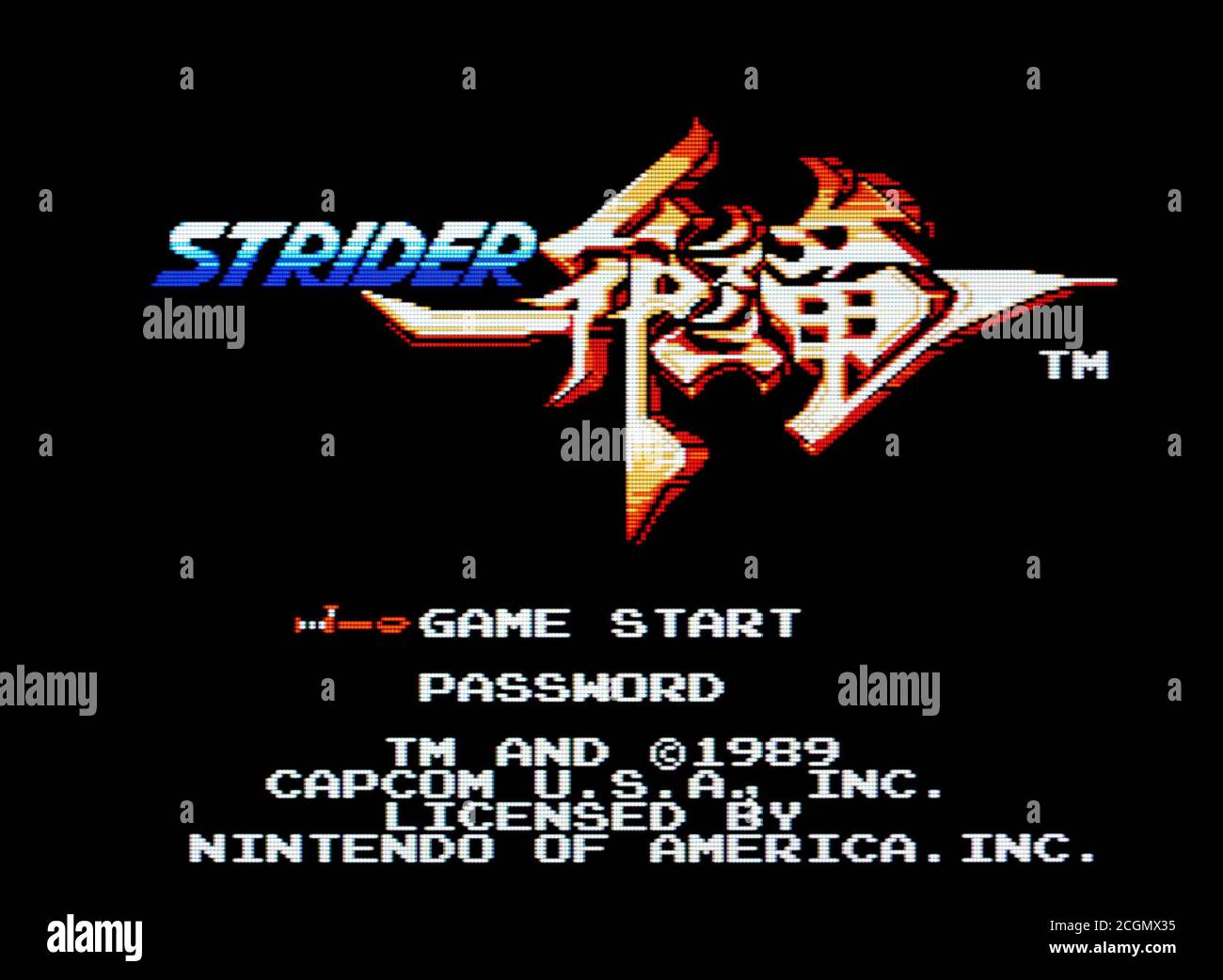 Strider - Nintendo Entertainment System - NES Videogame - Editorial use ...