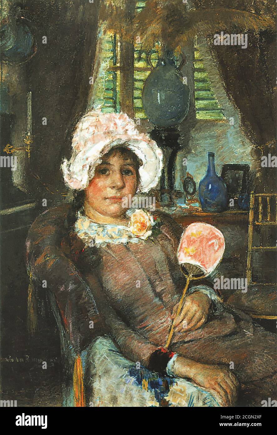 Rysselberghe Theo Van - Alice Bonnet - Belgian School - 19th Century ...