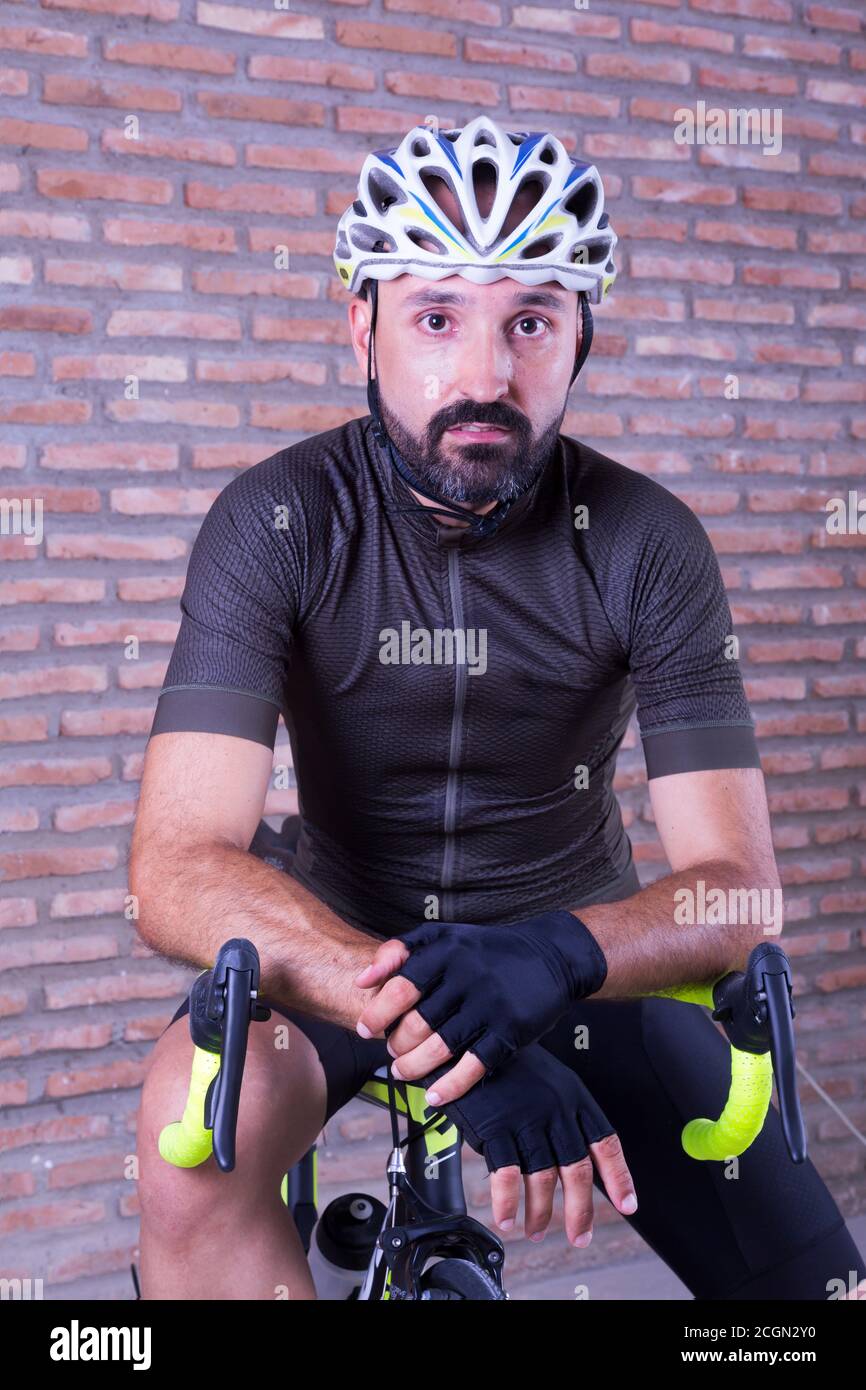 Very tired cyclist hi-res stock photography and images - Alamy