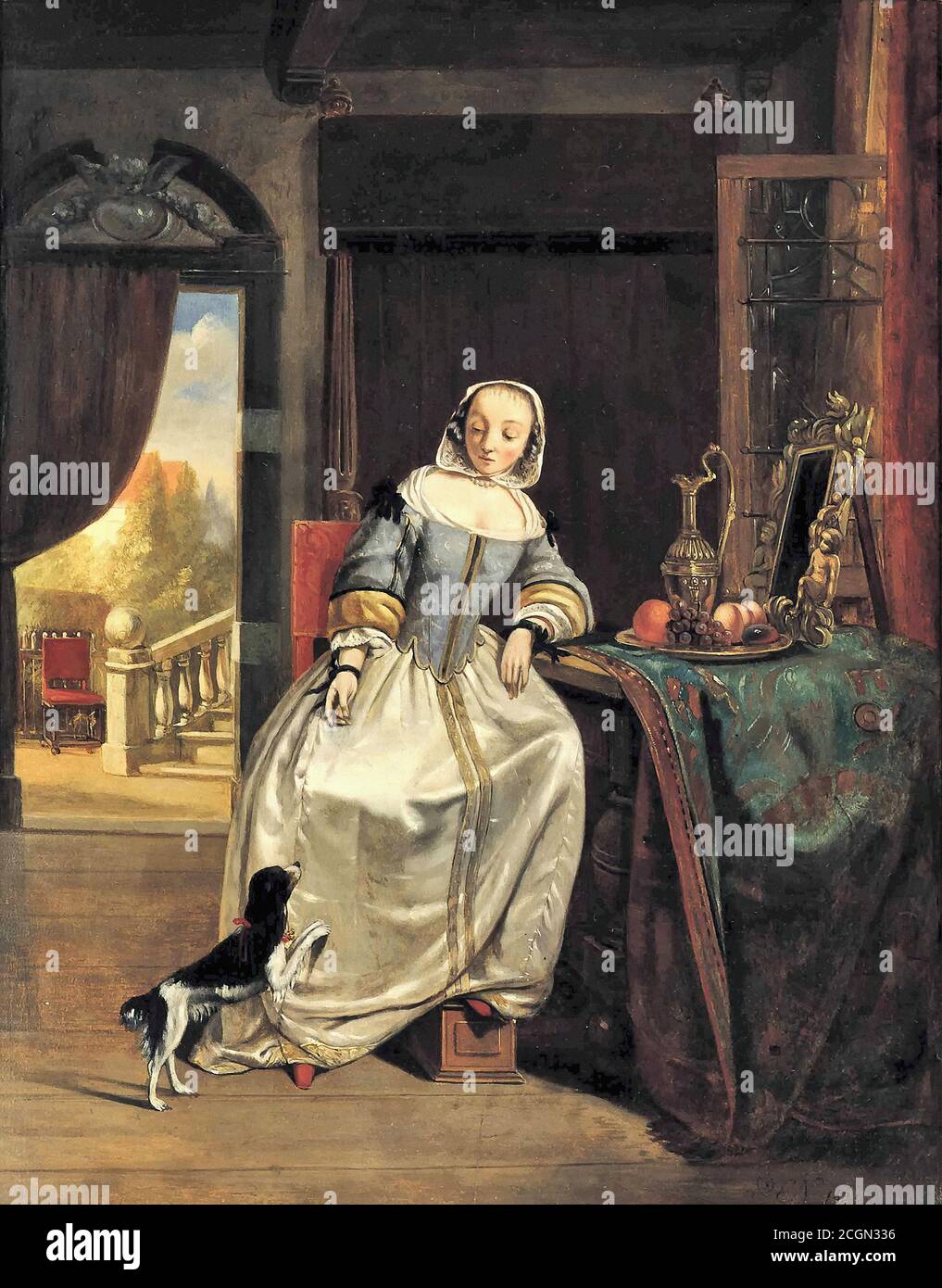 Noter David Emile Joseph De - Titbits - Belgian School - 19th Century ...