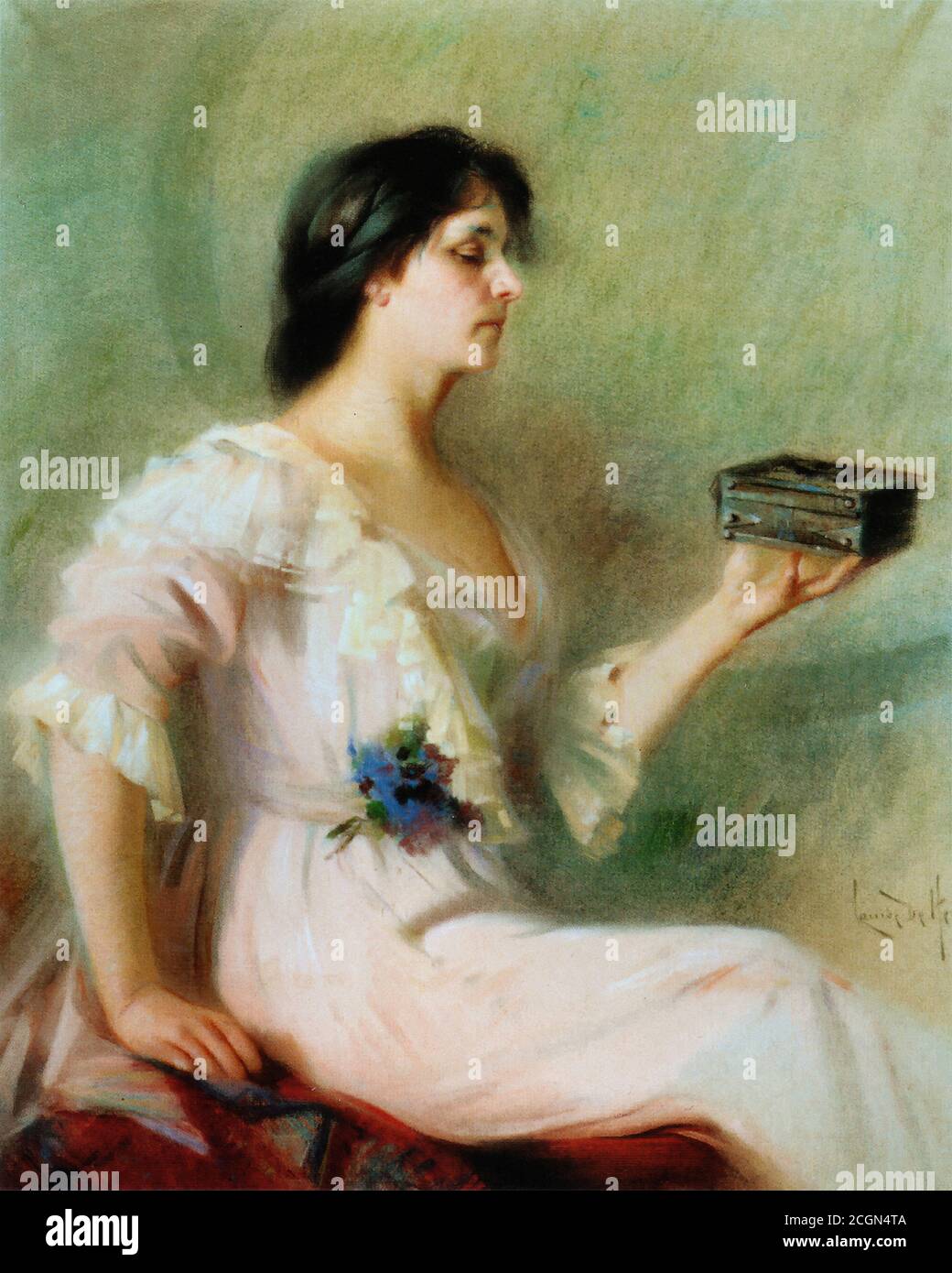 Hem Louise De - De Doos Van Pandora - Belgian School - 19th Century ...