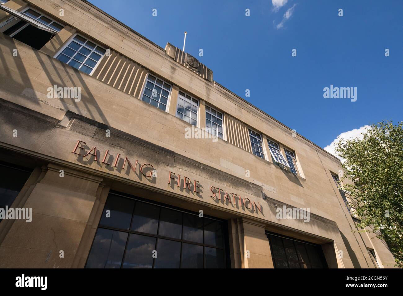 Ealing Fire Station Stock Photo - Alamy