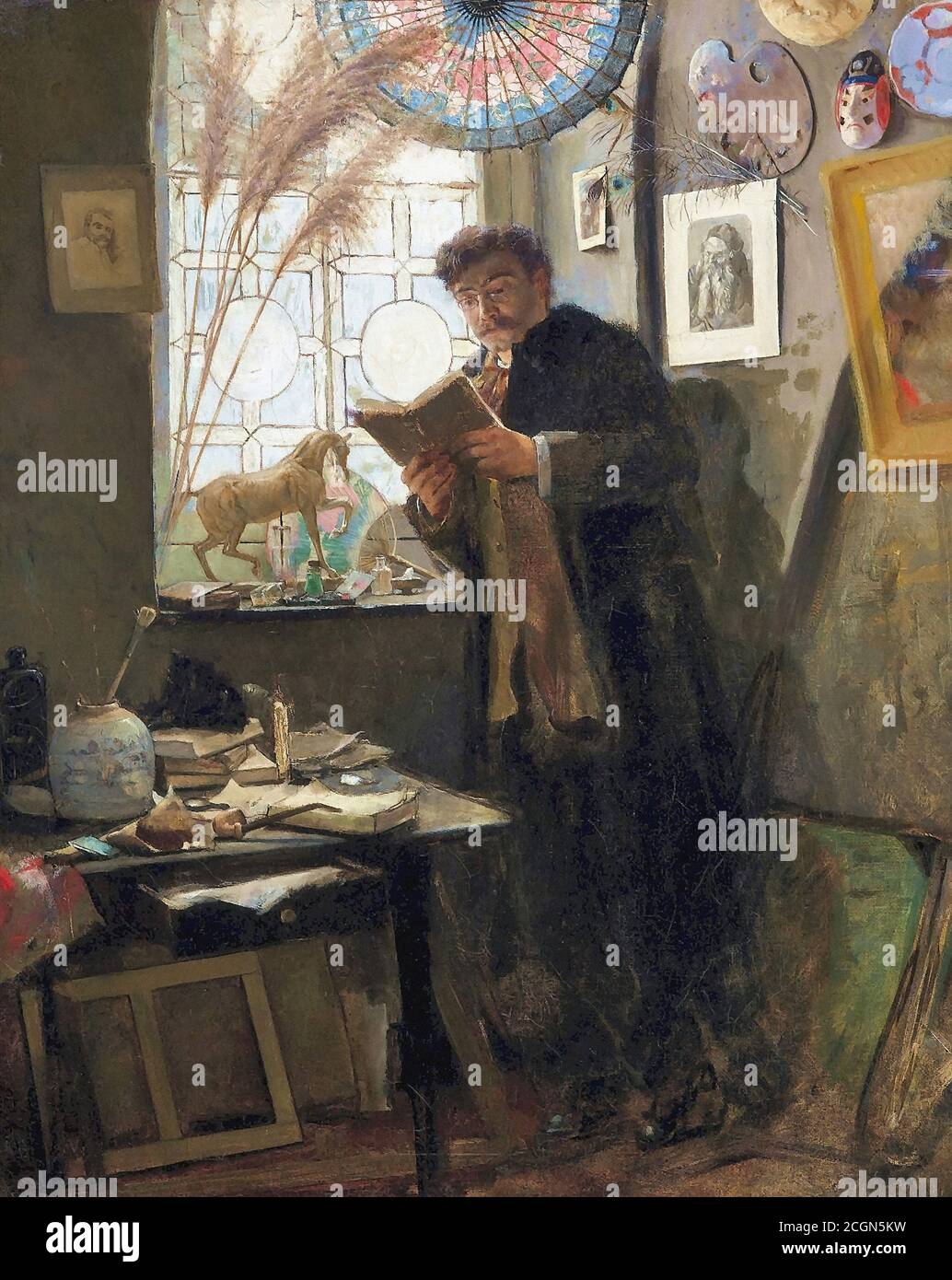 Stevens Alfred - Camille Lemonnier Dans L’atelier De L 'artiste ...