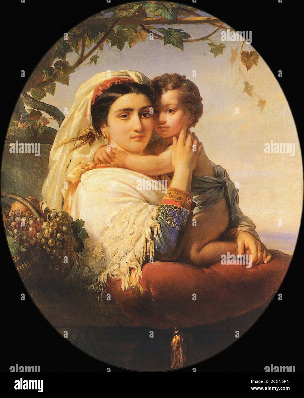 Stallaert Joseph - Maternity - Belgian School - 19th Century Stock ...