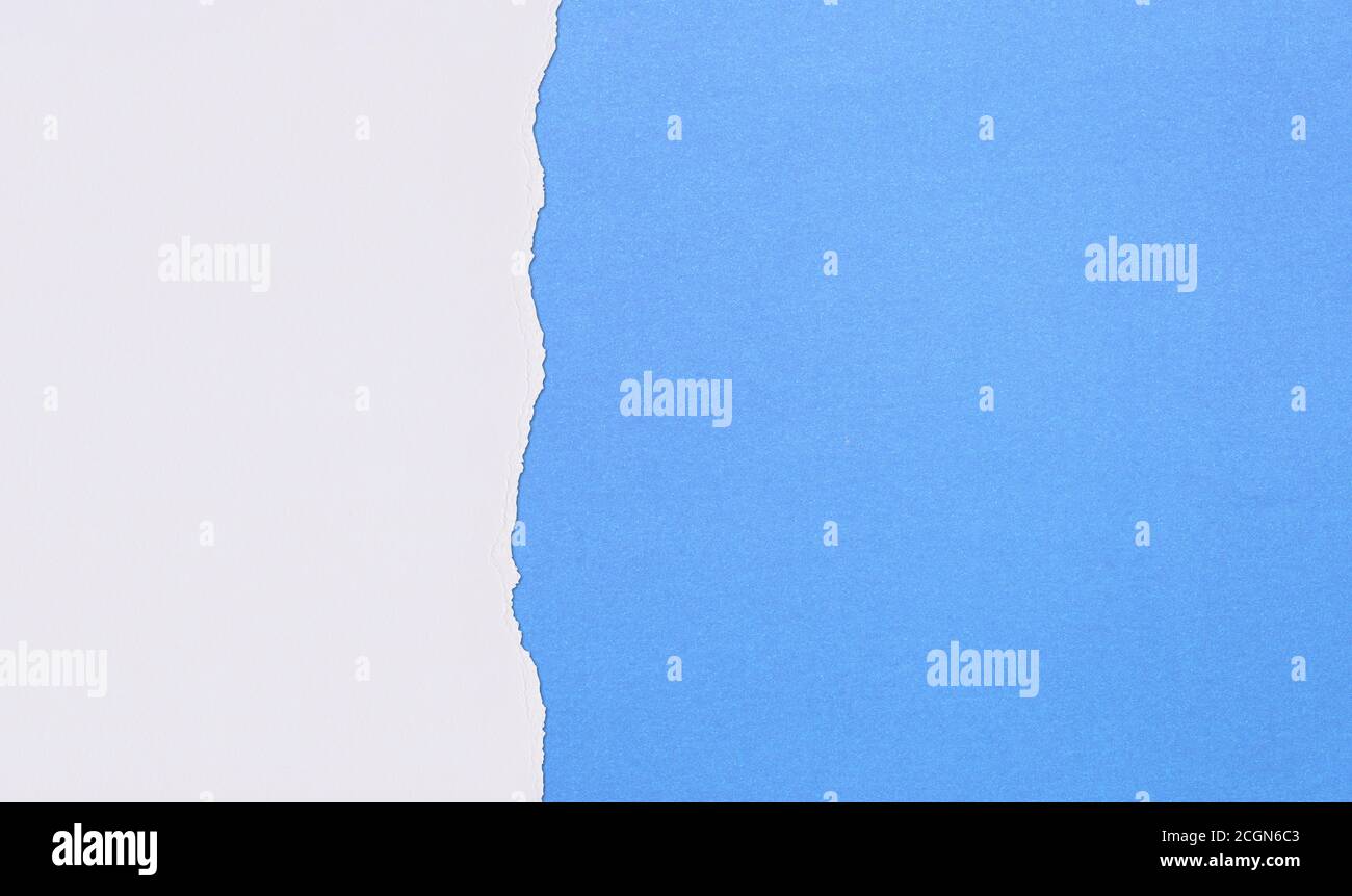 Blue Art paper of overlapping and tearing for background design Stock ...