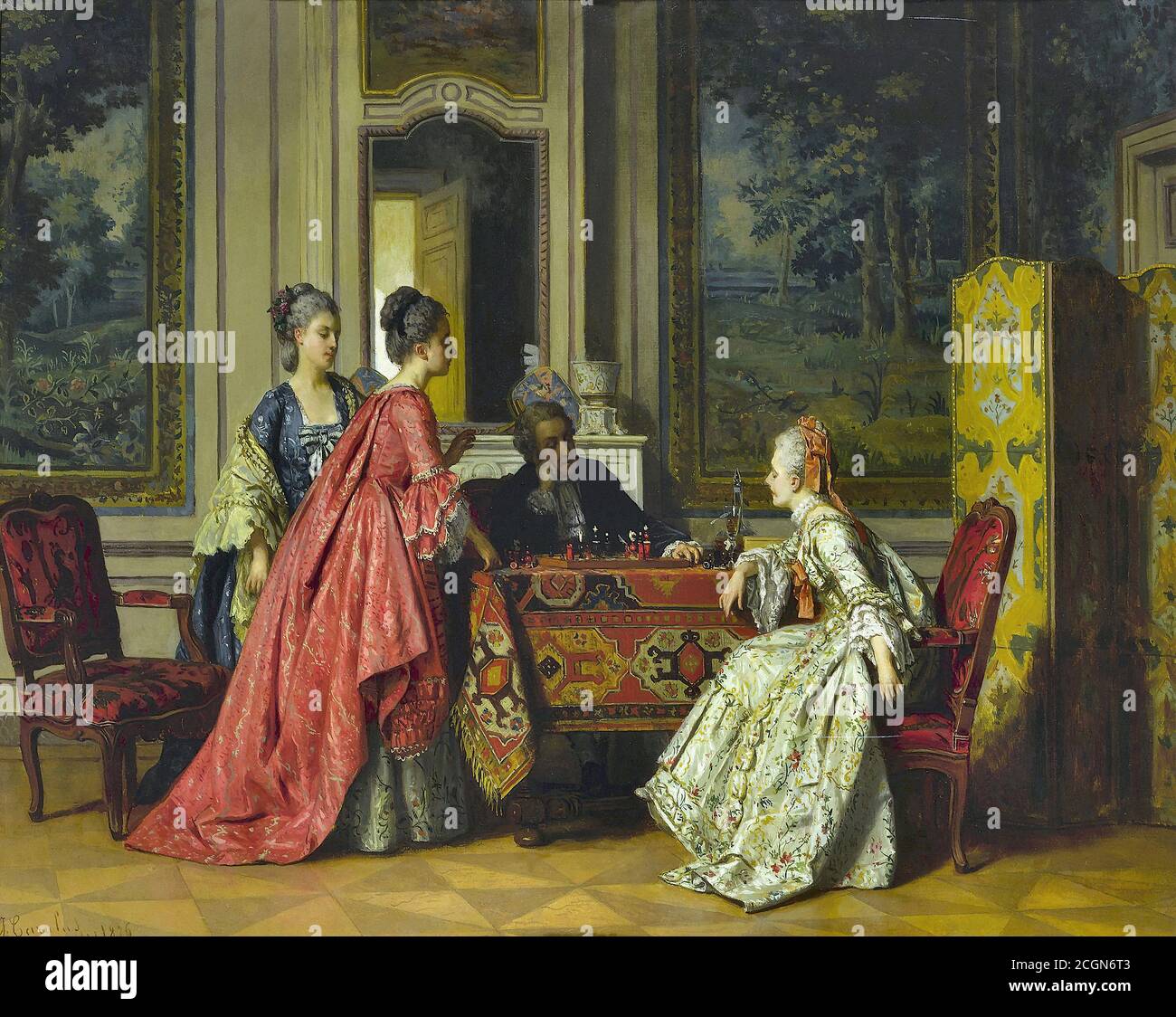 School chess players hi-res stock photography and images - Alamy