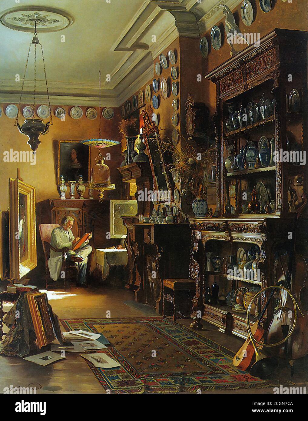 Gerard Theodore - the Collector's Studio - Belgian School - 19th ...